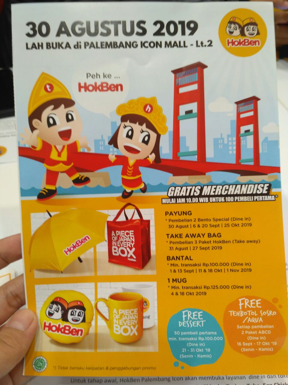 Hokben Kini Hadir di Palembang – Jurnalnya Nike